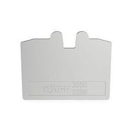 WAGO Endplatte, Grau, 32.5 x 25.2mm, Packung &agrave; 25 St&uuml;ck - 2050-1291