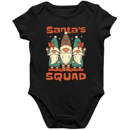 Quattro Formatee Kurzarmbody Santa's Squad Gnome Zwerge Weihnachten Kurzarm (1-tlg)