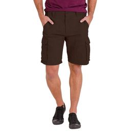 BlauerHafen Cargoshorts Herren Premium Cargo Shorts 100% Baumwolle 6 Taschen Sommer Halbhose