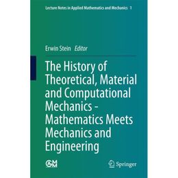 Springer The History of Theoretical, Material and Computational Mechanics - Mathematics Meets Mechanics and Engineering, Kartoniert (TB)