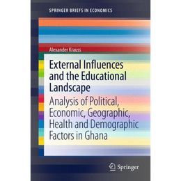 Springer External Influences and the Educational Landscape - Alexander Krauß, Kartoniert (TB)