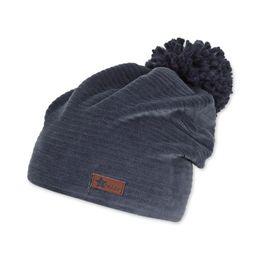 Sterntaler - Beanie-Mütze POMPOM in mittelblau, Gr.47