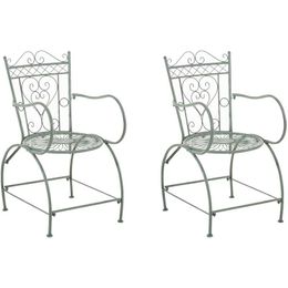 CLP 2er Set Stühle Sheela antik-grün