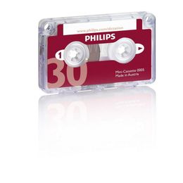 Philips 10-Pack Philips Mini-Cassette LFH 0005 Analoges Diktiergerät