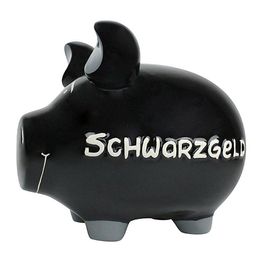 NO NAME Spardose Sparschwein Schwarzgeld