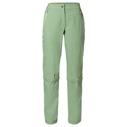 Vaude Funktionshose Women's Farley Stretch Capri T-Zip Pants III (1-tlg) Grüner Knopf