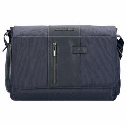 Piquadro Brief Messenger 41 cm Laptopfach blue