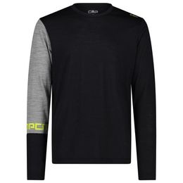 CMP - T-Shirt Merino - Merinoshirt Gr 46 schwarz