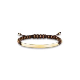 Thomas Sabo Armband in Dunkelbraun - (L)21 cm