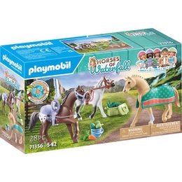 Playmobil 71356 3 Pferde: Morgan, Quarter Horse & Shagya Araber Spielset, Mehrfarbig