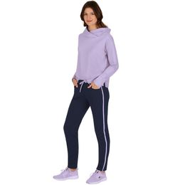 TRIGEMA Sweatshirt »Bequemes Basic Homewear Set« flieder M M Leichte Sweat-Qualität