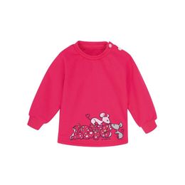 TRIGEMA Sweatshirt &raquo;Sweatshirt mit s&uuml;&szlig;em M&auml;use-Print&laquo; koralle 80 80 Leichte Sweat-Qualit&auml;t