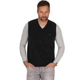 TRIGEMA Strickfleece-Pullover »Fleecepullunder« schwarz M M Fleece-Qualität, außen angeraut