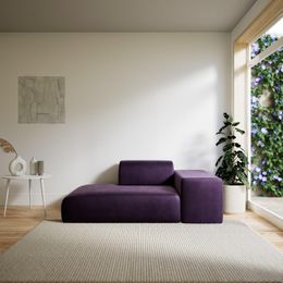 MYCS Sofa Samt Veilchenlila - Moderne Designer-Couch: Hochwertige Qualität, einzigartiges Design - 182 x 72 x 107 cm, Komplett anpassbar