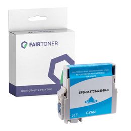 FairToner Kompatibel für Epson C13T32424010 / T3242 Druckerpatrone Cyan