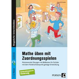 Mathe üben mit Zuordnungsspielen - Manuel Schneider, Kartoniert (TB)