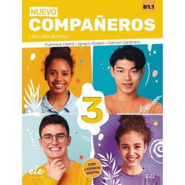 Nuevo Compañeros 3, m. 1 Buch, m. 1 Beilage - Francisca Castro, Ignacio Rodero, Carmen Sardinero, Kartoniert (TB)