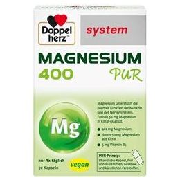 Queisser Doppelherz Magnesium 400 Pur system Kapseln 30 St