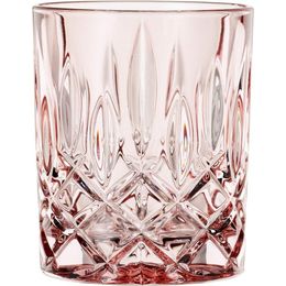 Nachtmann Whiskyglas Noblesse, Kristallglas, Made in Germany, 295 ml, 2-teilig, rosa