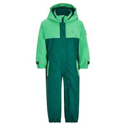 Schneeoverall Ziener "ANUP" Gr. 86, EURO-Größen, grün (dunkelgrün) Kinder Overalls Schneeanzüge