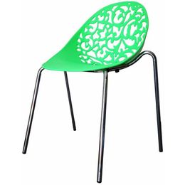LÜLLMANN Design Stuhl Flora Stühle Esszimmerstuhl Wohnzimmerstuhl Loungestuhl 221636 grün