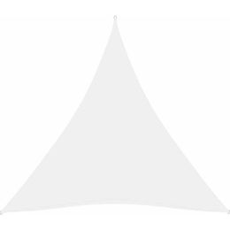 Sweiko - Sonnensegel Oxford-Gewebe Dreieckig 4,5x4,5x4,5 m Weiß FF135288DE