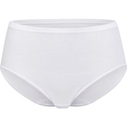 Speidel Damen Slip mit Glanzbandeinfassung 3 St&uuml;ck wei&szlig;, Gr&ouml;&szlig;e 44/46