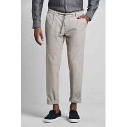 Bugatti Bundfaltenhose, beige|braun