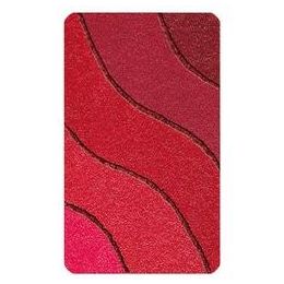 Kleine Wolke Badteppich Wave rubin, 60 x 90 cm