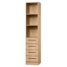 Hammerbacher Schrank 2 Fachböden 406 x 420 x 2.004 mm Buche Buche