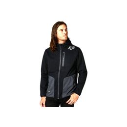 Fox Freizeitanzug Fox Kapuzenjacke Softshell Barricade Fleece schwarz M