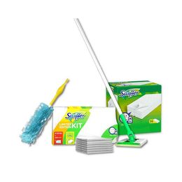 Swiffer Swiffer Starter Set Bodenwischer+8 Tücher Staubmagnet + 36er Trocken T Fussbodenreiniger