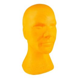 PSYWORK Dekofigur Schwarzlicht Deko Kopf "Glowhead" Orange