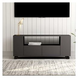 furnicato TV-Schrank Grau 120x35x48 cm Holzwerkstoff