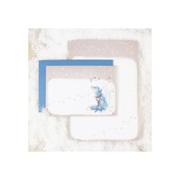 Bow & Hummingbird Grußkarten Grußkarte Fuchs im Schnee