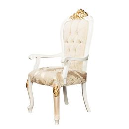 JVmoebel Stuhl Stühle Wohnzimmer Esszimmer Lehnstuhl Polsterstuhl mit Armlehne Luxus