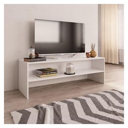 furnicato TV-Schrank Weiß 120x40x40 cm Holzwerkstoff
