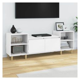 furnicato TV-Schrank Weiß 160x35x55 cm Holzwerkstoff
