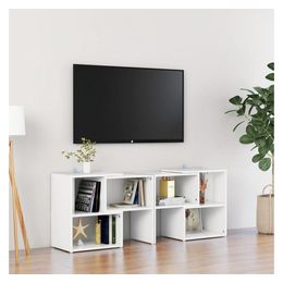 furnicato TV-Schrank Weiß 104x30x52 cm Holzwerkstoff