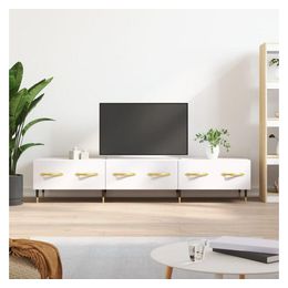 furnicato TV-Schrank Weiß 150x36x30 cm Holzwerkstoff