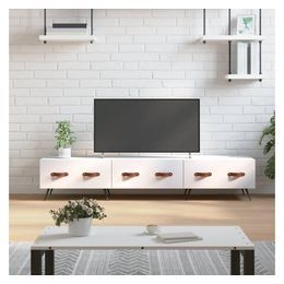 furnicato TV-Schrank Weiß 150x36x30 cm Holzwerkstoff