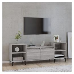 furnicato TV-Schrank Grau Sonoma 160x35x55 cm Holzwerkstoff