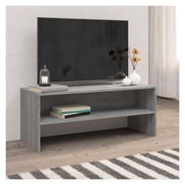 furnicato TV-Schrank Grau Sonoma 100x40x40 cm Holzwerkstoff