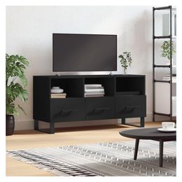 furnicato TV-Schrank Schwarz 102x36x50 cm Holzwerkstoff