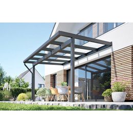 Rexin Terrassendach REXOclassic – 4m x 2m elegantes Aluminium Terrassendach