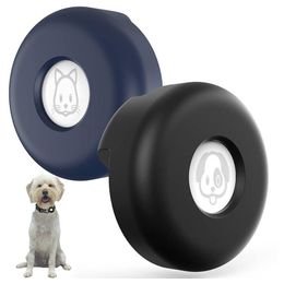 GelldG Kopfhörer-Schutzhülle AirTag Hundehalsband Halter