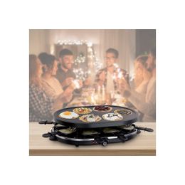bmf-versand Raclette Raclette 8 Personen Mini Crepes Maker Crepesmaker Tischgrill