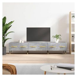 furnicato TV-Schrank Betongrau 150x36x30 cm Holzwerkstoff