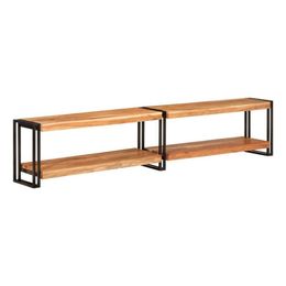 furnicato TV-Schrank 200x30x40 cm Massivholz Akazie