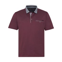 Kurzarmshirt Hajo "Kurzarm-Shirt" Gr. 56/58, rot (bordeau) Herren Shirts T-Shirts